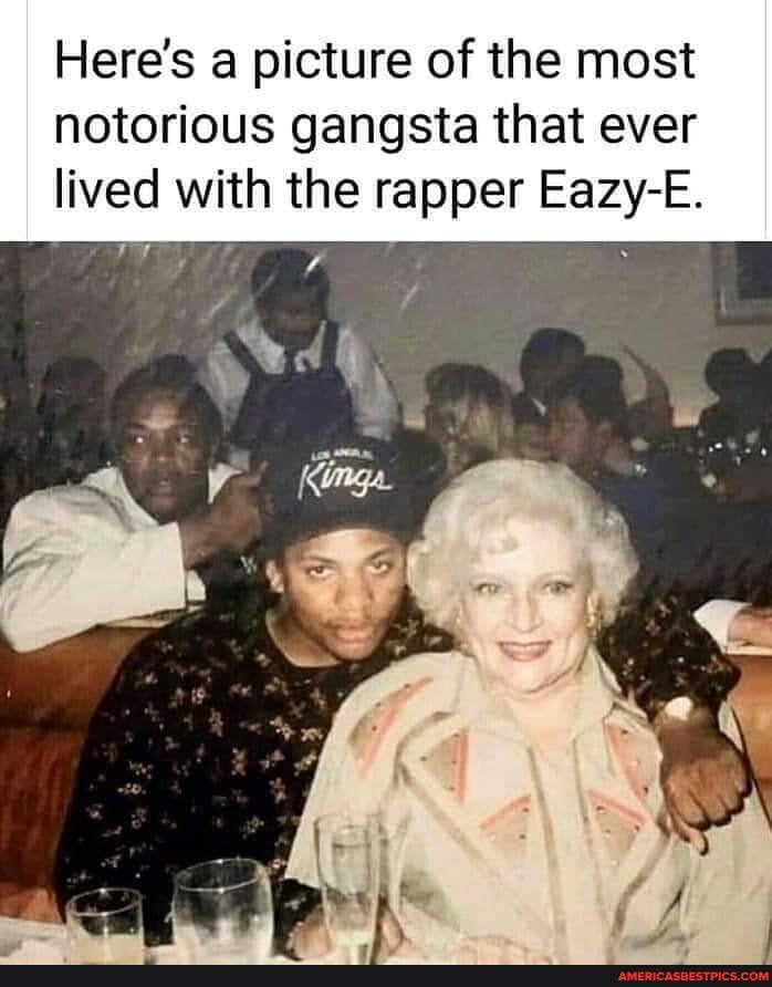 Here's picture of the most notorious gangsta that ever lived with the ...
