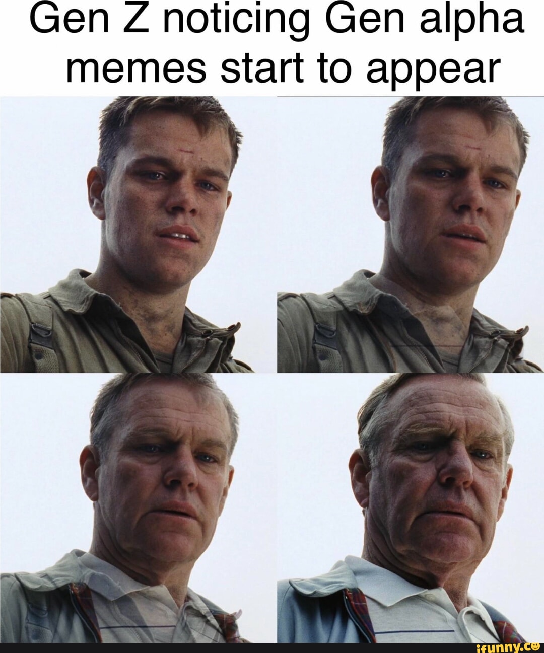 Gen Z noticing Gen alpha memes start to appear - iFunny