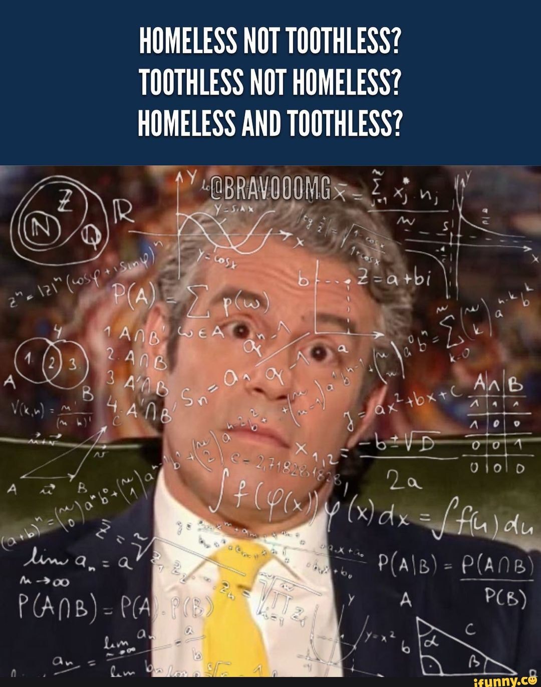 WHAT IS THE NAME?!?! - HOMELESS NOT TOOTHLESS? TOOTHLESS NOT HOMELESS ...