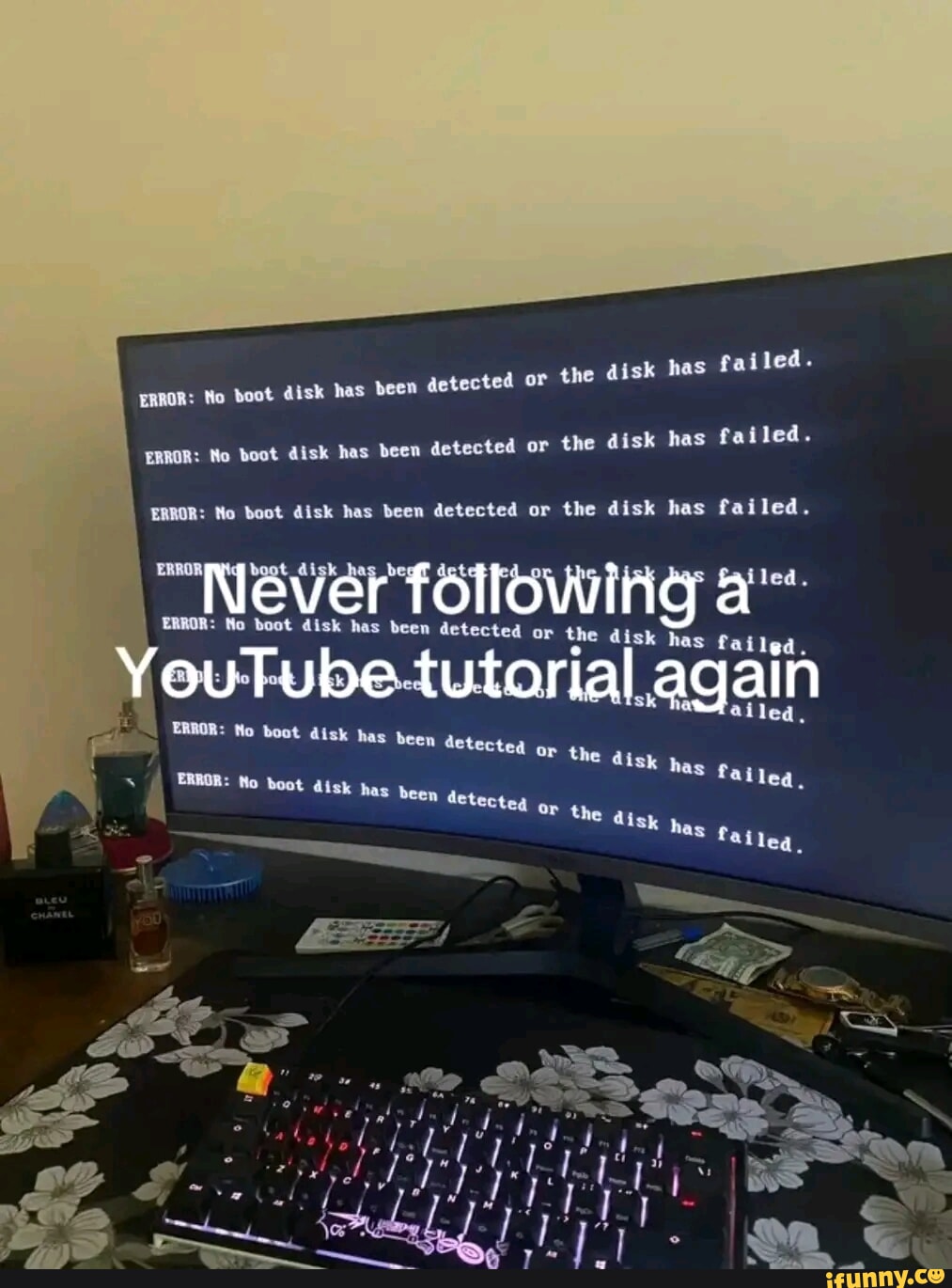 Led. ERROR: No boot disk has been detected or the disk has fail ERROR ...