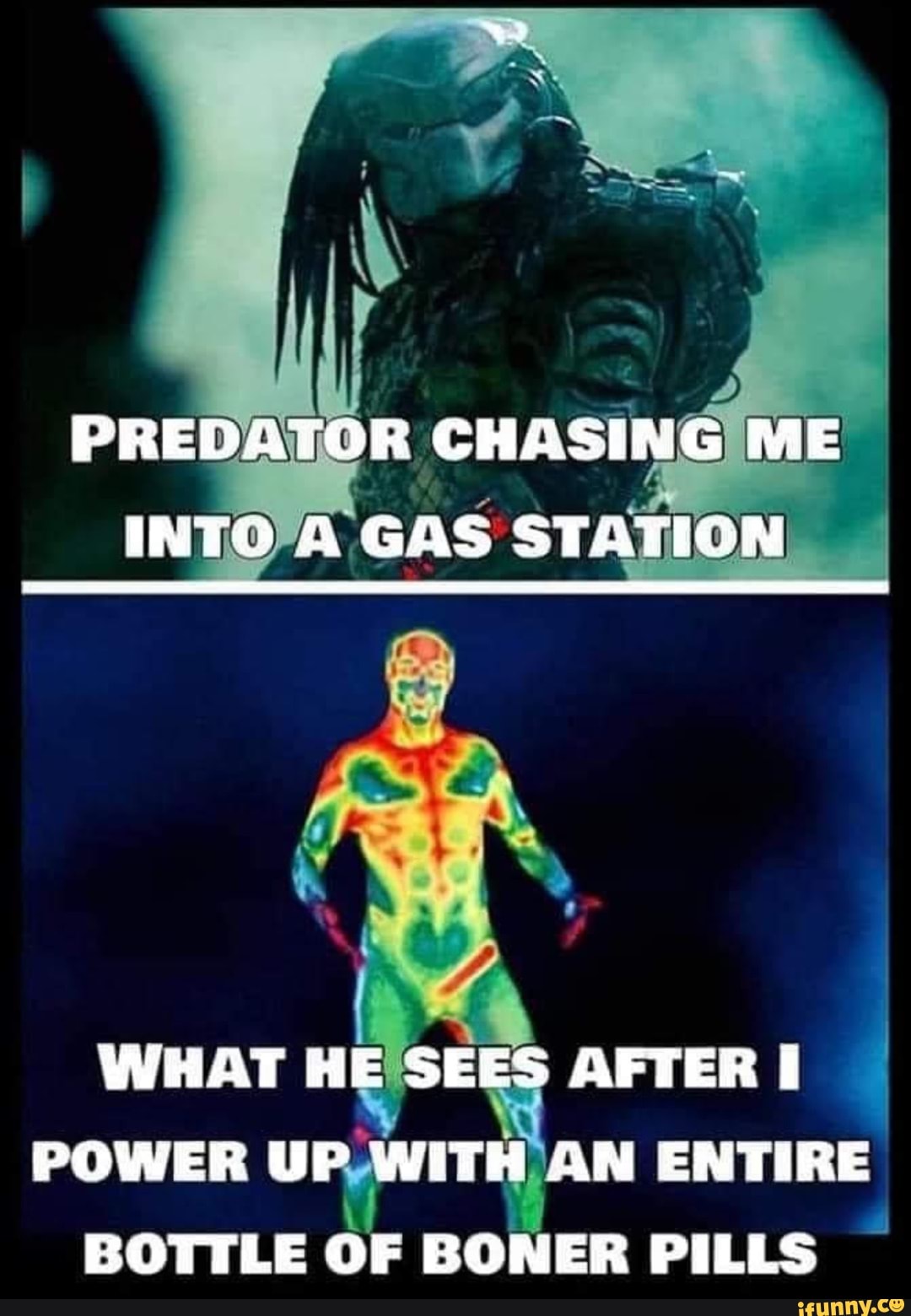 PREDATOR CHASING ME INTO A GAS STATION WHAT HE SEES AFTER I POWER UP ...