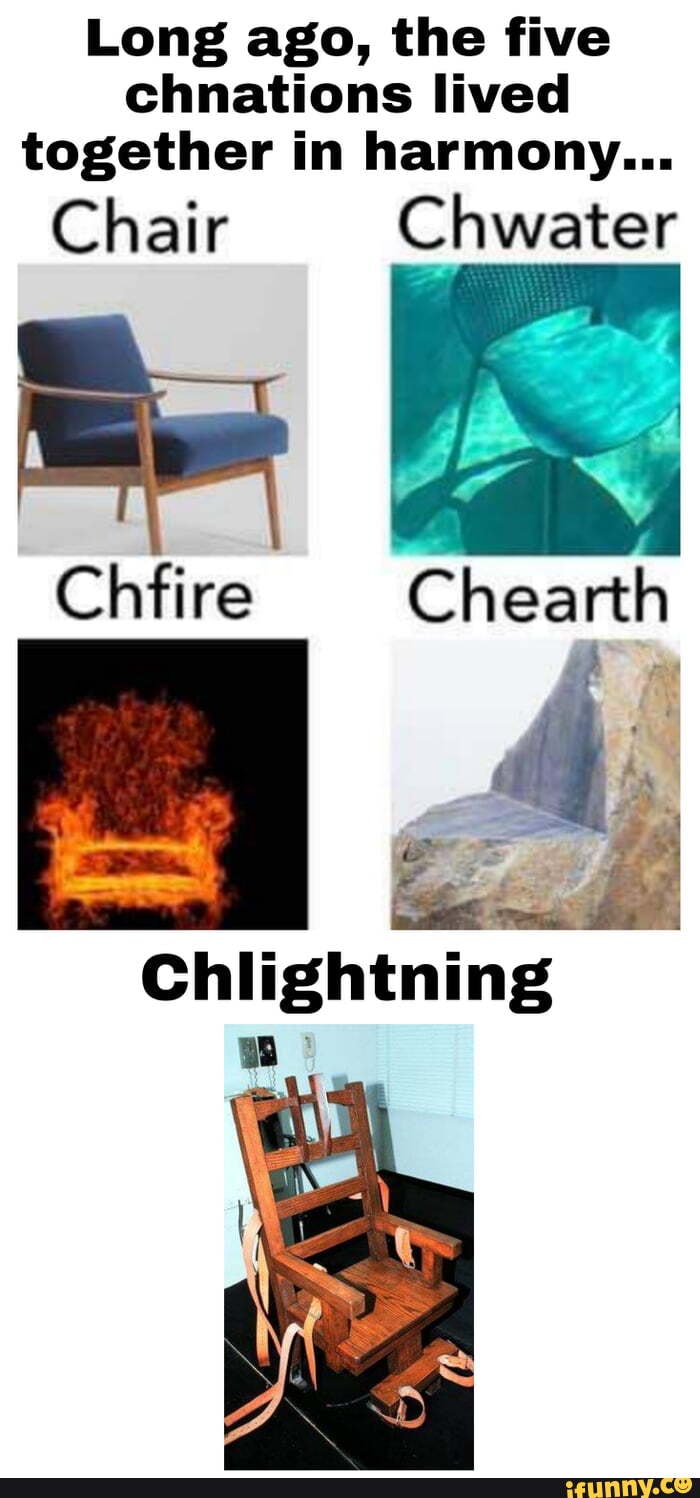 Long ago, the five chnations lived together in harmony... Chair Chfire ...