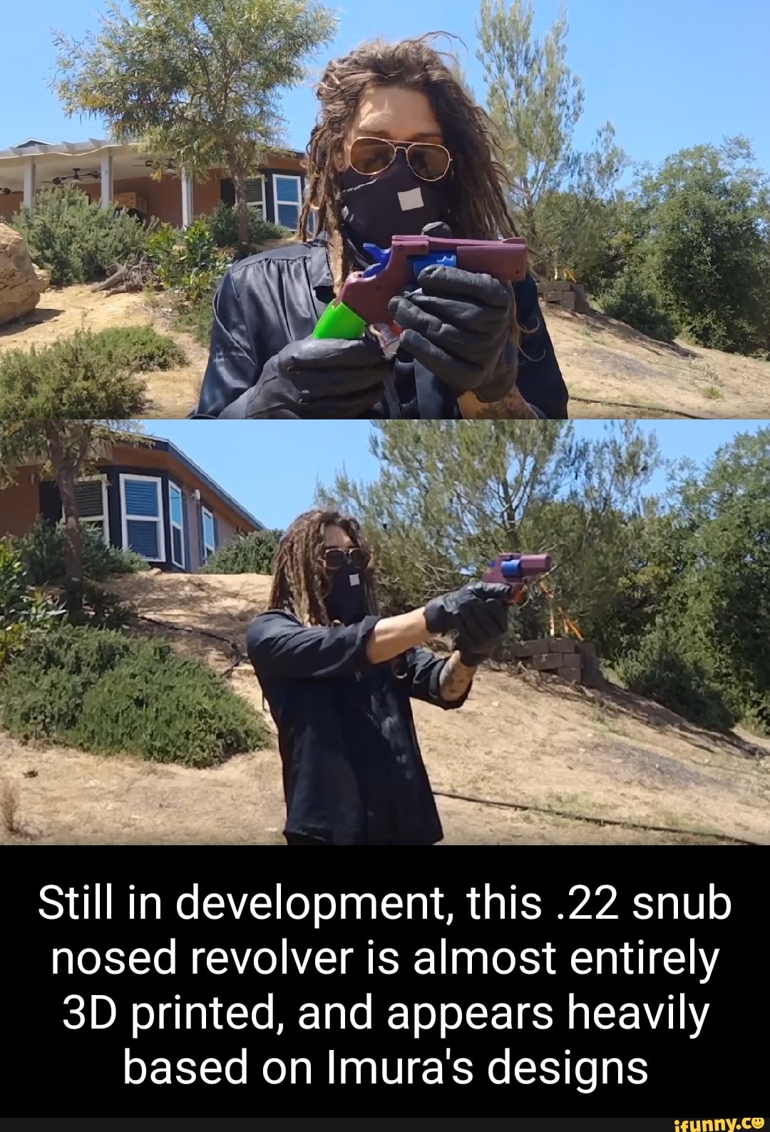 Still in development, this .22 snub nosed revolver is almost entirely ...