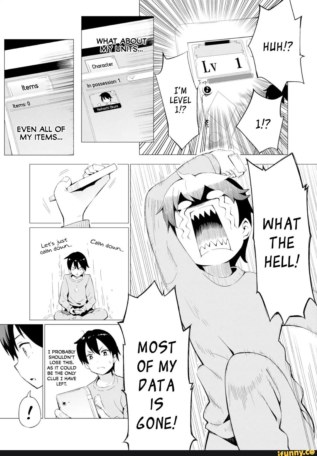 Rerns EVEN AL LO MY ITEMS... I \ gnaracket \n possessio CLUE TH AVI - iFunny