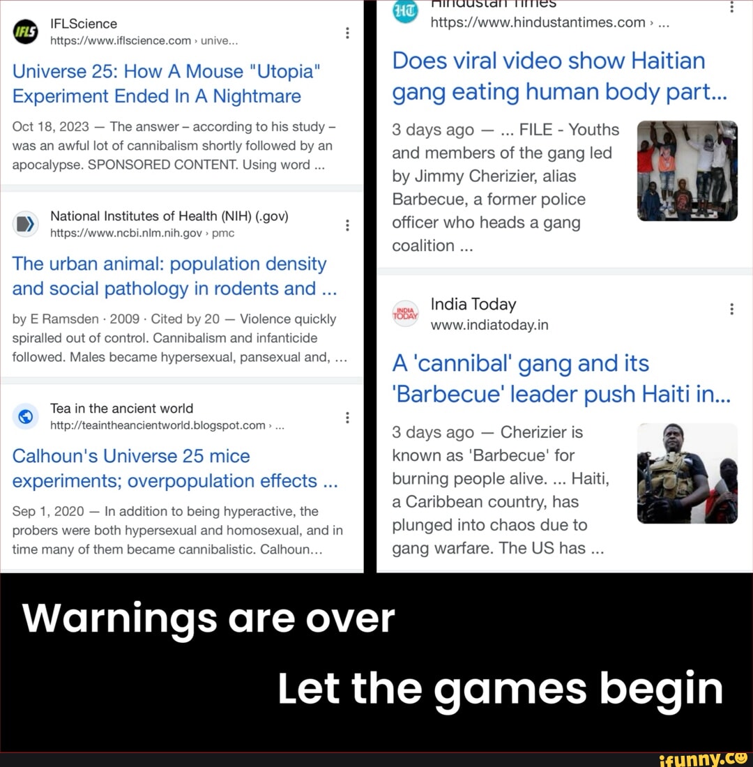 IFLScience unive. Universe 25: How A Mouse "Utopia" Experiment Ended In ...