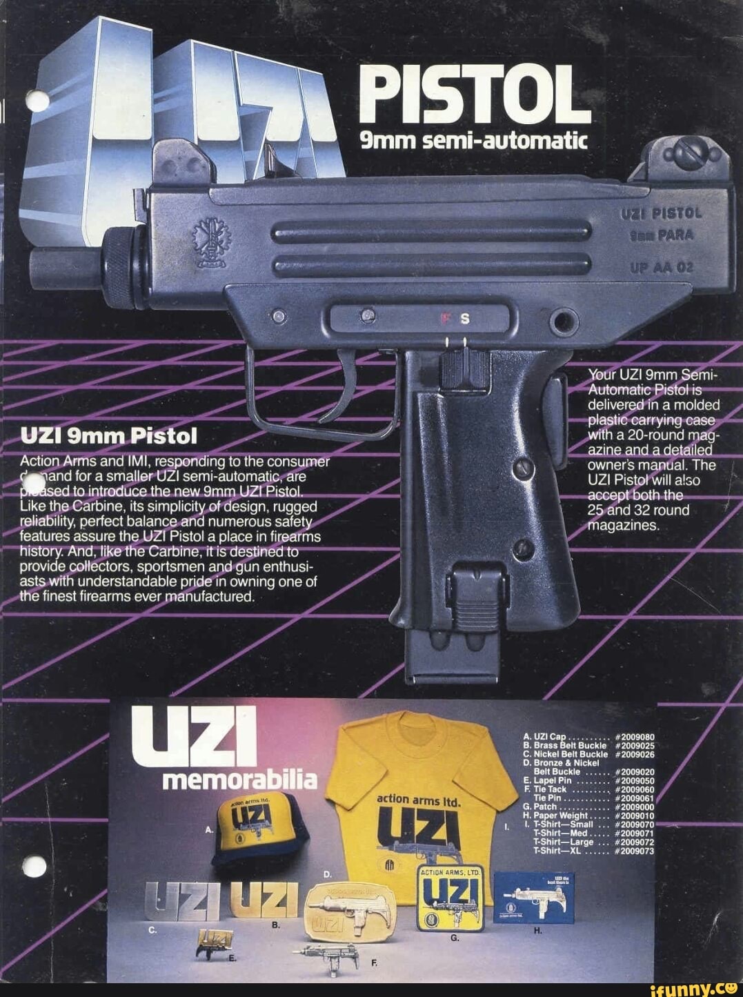 UZI Pistol Action Arms and IMI, responding to the consumer to introduce the new Pistol.. Like ...