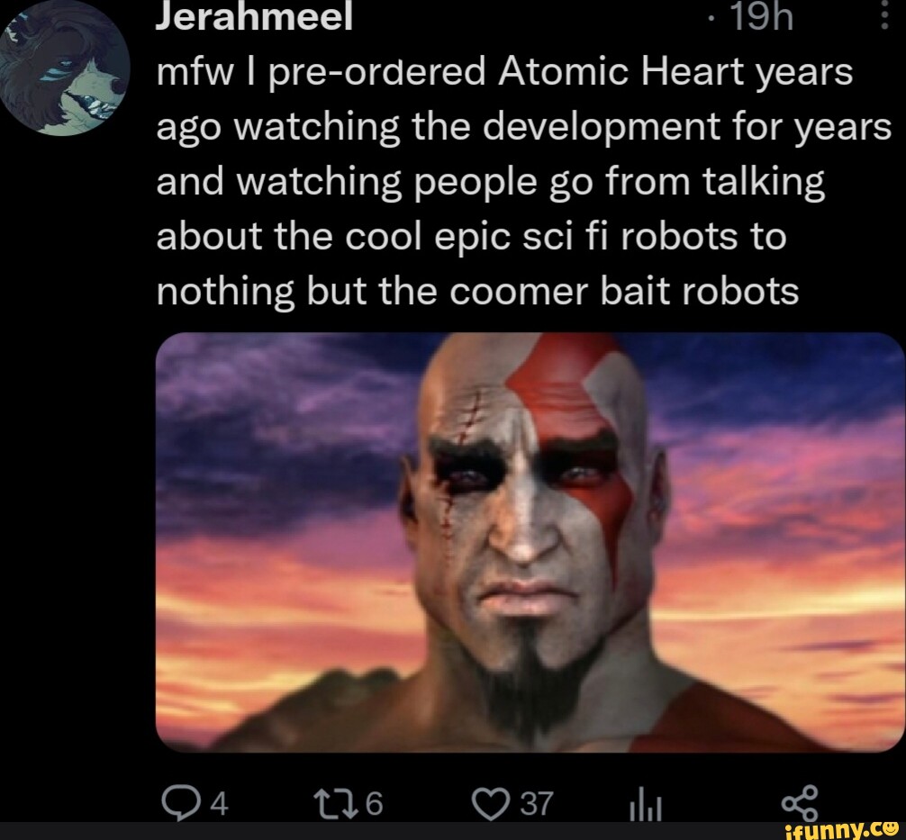 Jerahmeel mfw I pre-ordered Atomic Heart years ago watching the ...