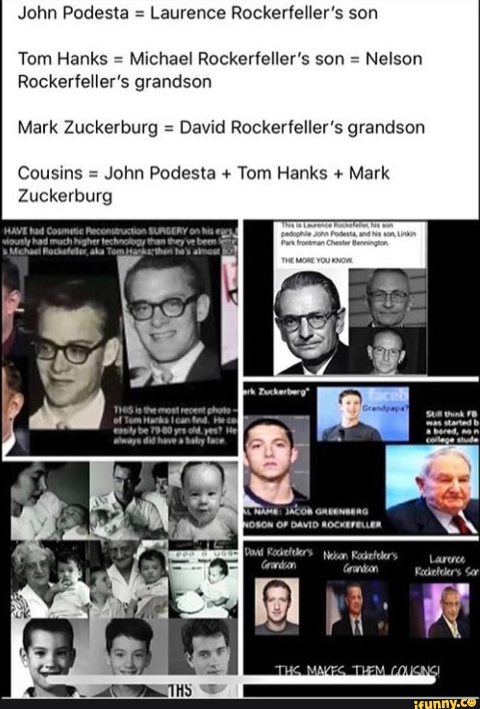 John Podesta = Laurence Rockerfeller's son Tom Hanks = Michael ...