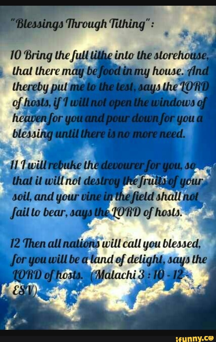 Tithing memes. Best Collection of funny Tithing pictures on iFunny