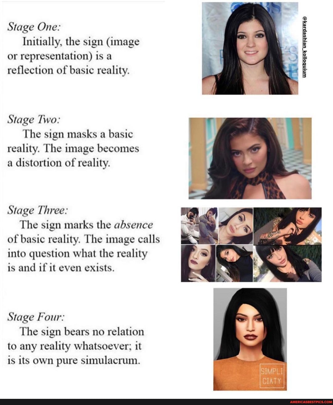 Stage One: Initially, the sign (image or representation) is a ...