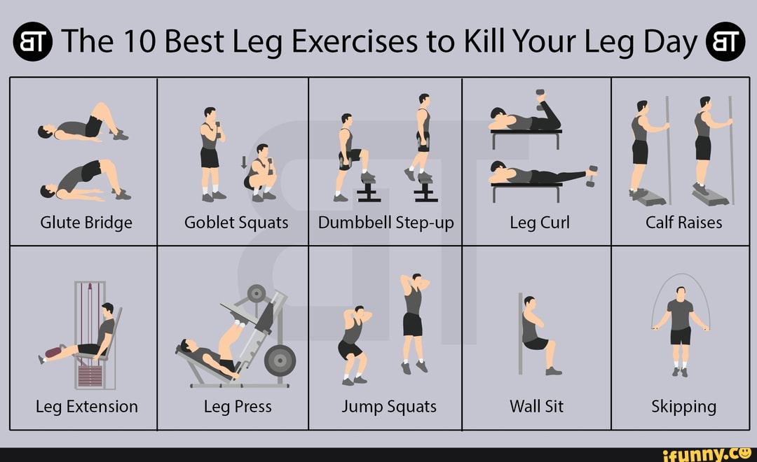 @ The 10 Best Leg Exercises to Kill Your Leg Day AsS\ Glute Bridge ...