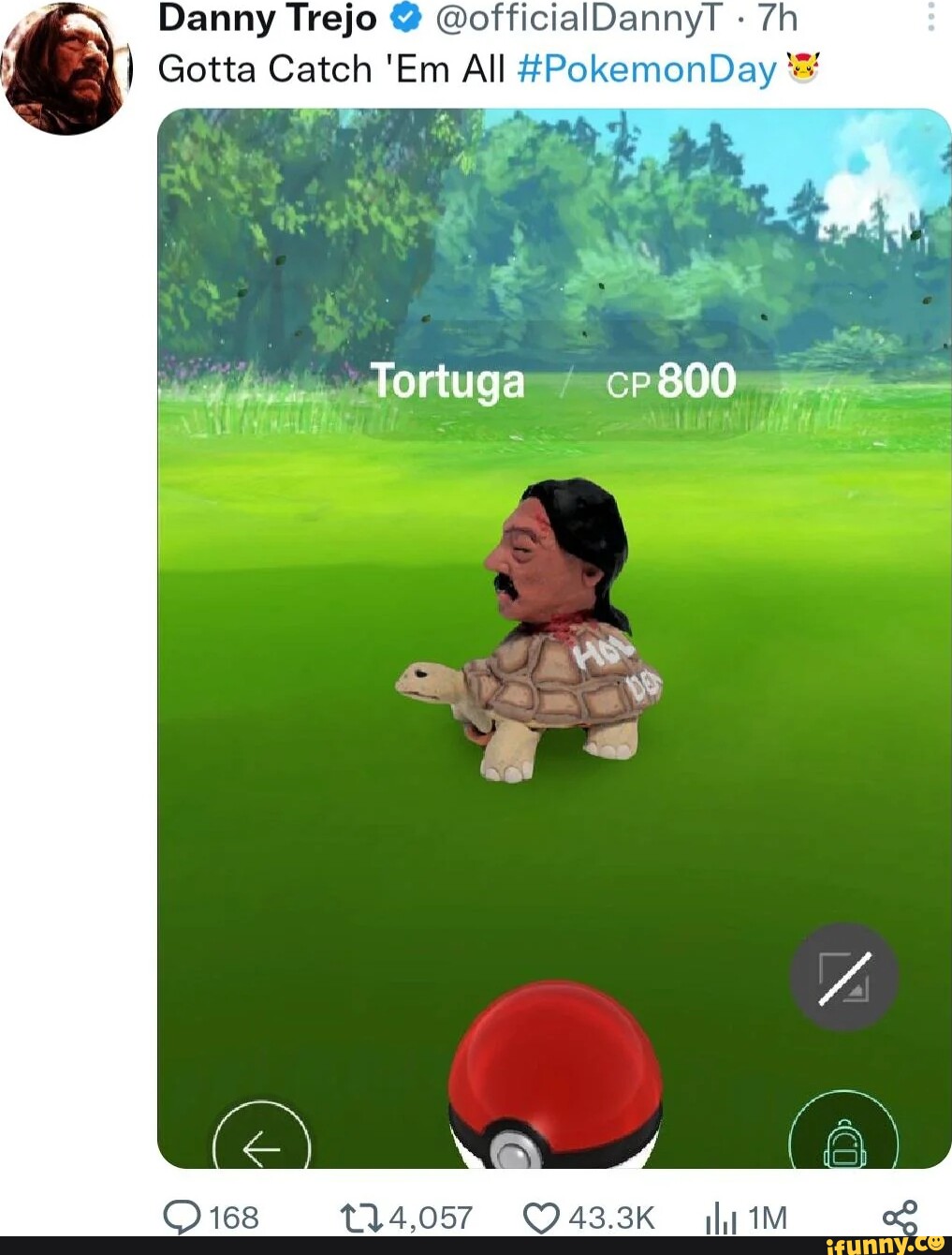 Danny Trejo @officialDannyT Gotta Catch 'Em All #PokemonDay Tortuga CC ...
