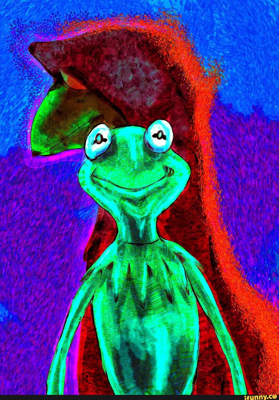 #kermit_the_frog#kermit_meme#digital_painting - iFunny