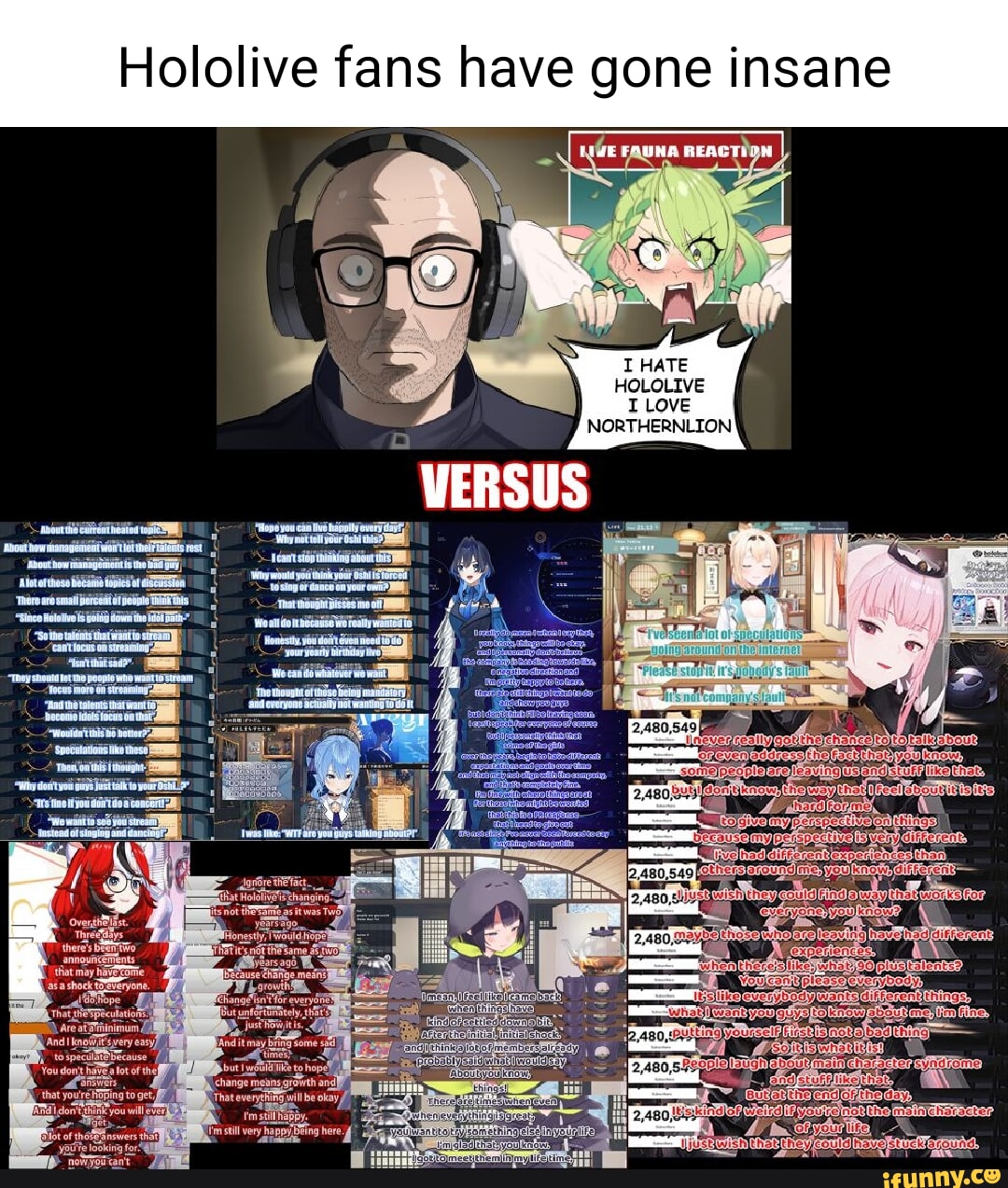 Hololive fans have gone insane I HATE HOLOLIVE I LOVE NORTHERNLION ly ...