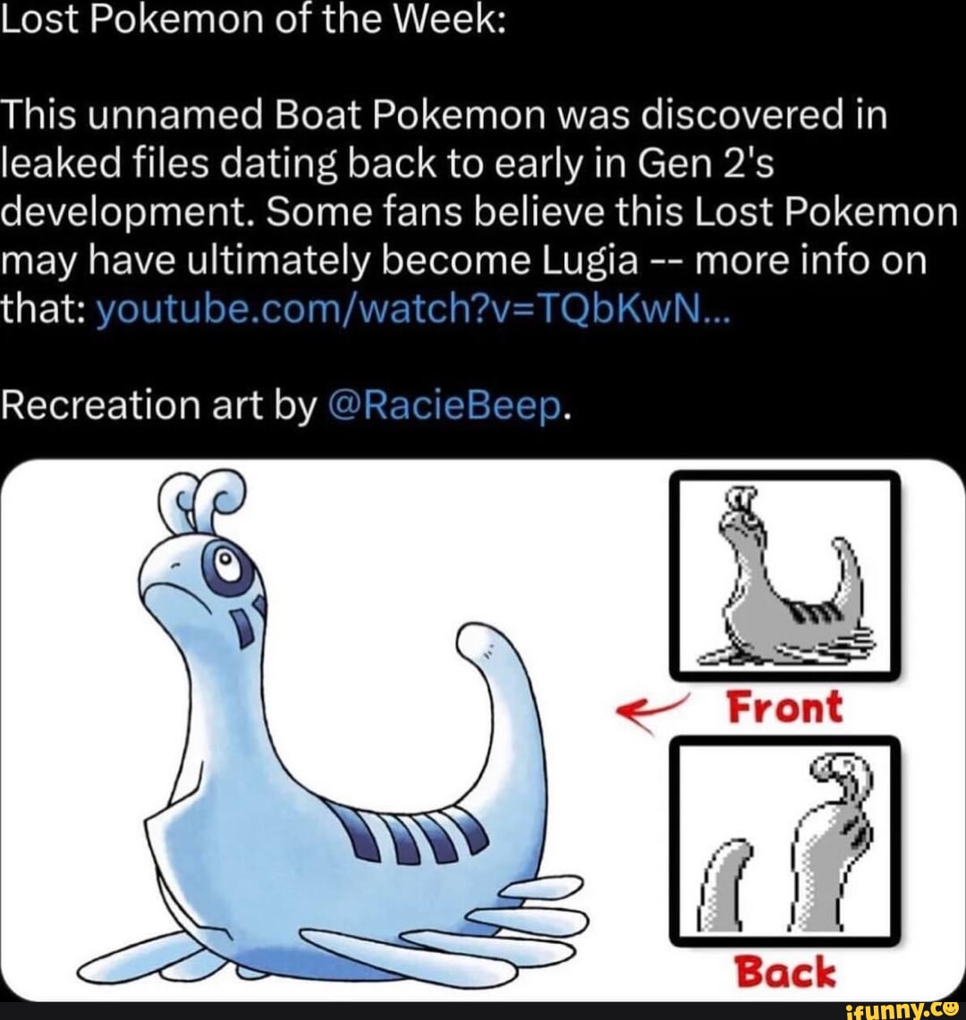 Lugia memes. Best Collection of funny Lugia pictures on iFunny