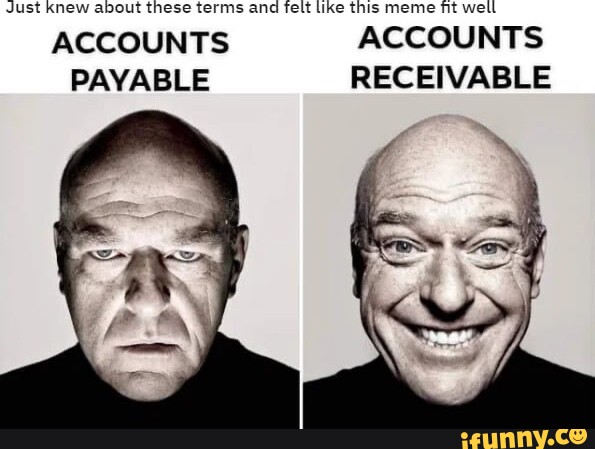 Just knew about these terms and felt like this meme nt well ACCOUNTS ...