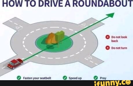 Roundabout memes. Best Collection of funny Roundabout pictures on iFunny