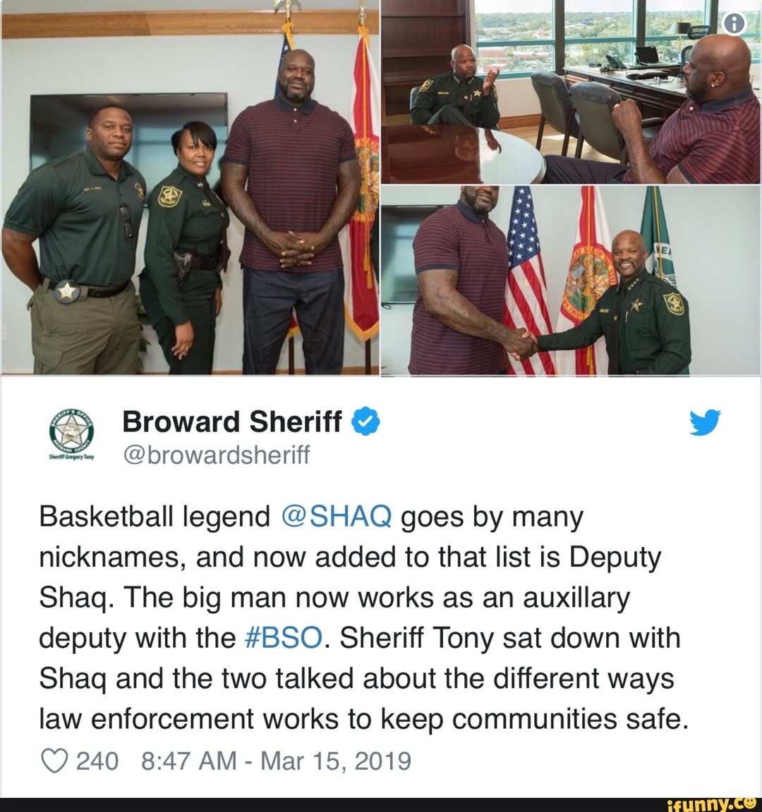 Shaq. big auxillary deputy with the #880. Sheriff Tony sat down with ...