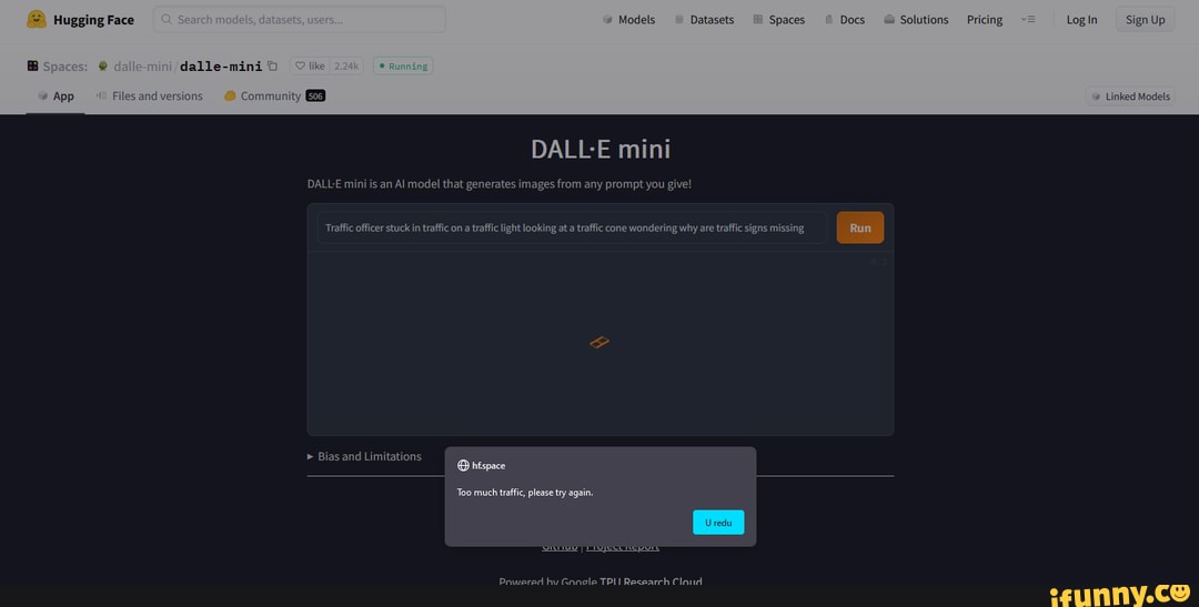 Hugging Face Datasets Spaces Solutions Pricing Login Sign Up dalle-mini ...