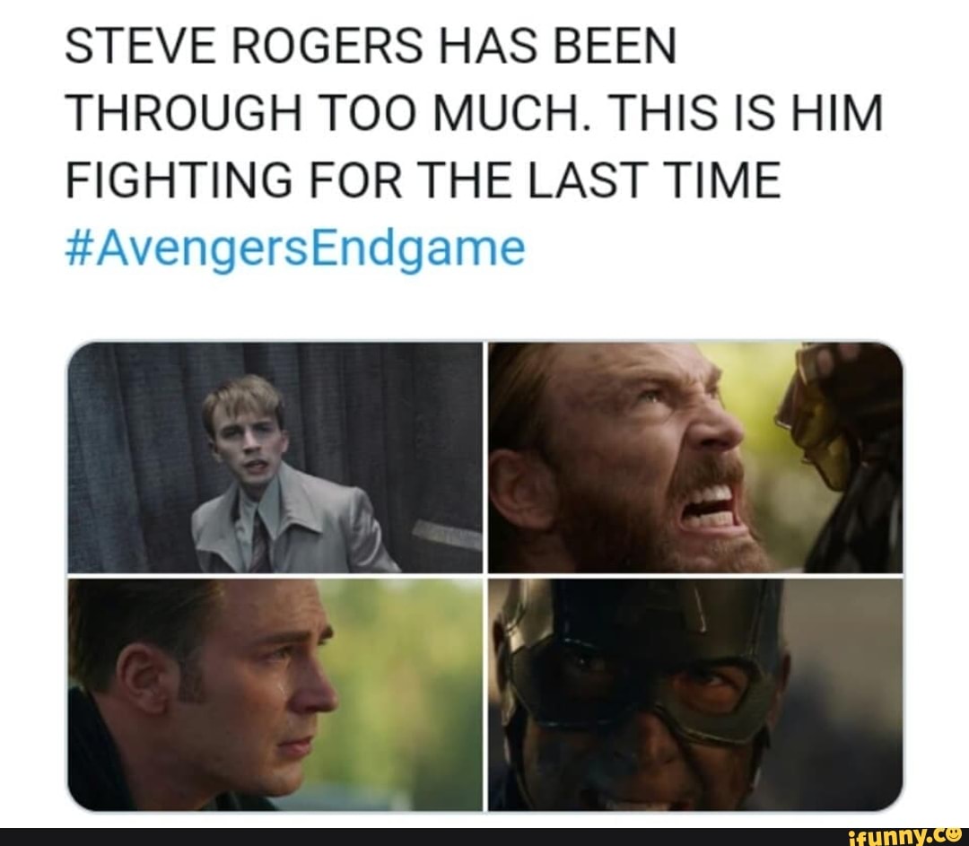 STEVE ROGERS HAS BEEN THROUGH TOO MUCH. THIS IS HIM FIGHTING FOR THE ...