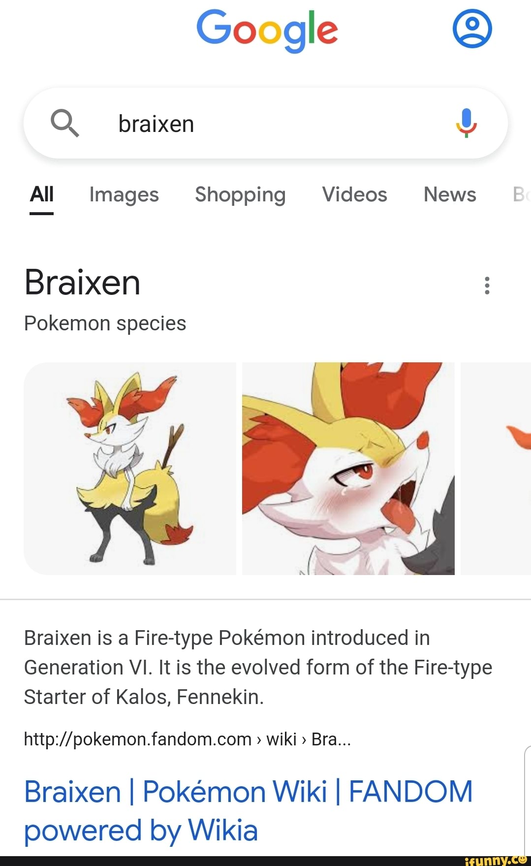 Google Q. braixen All Images Shopping Videos News Braixen Pokemon ...