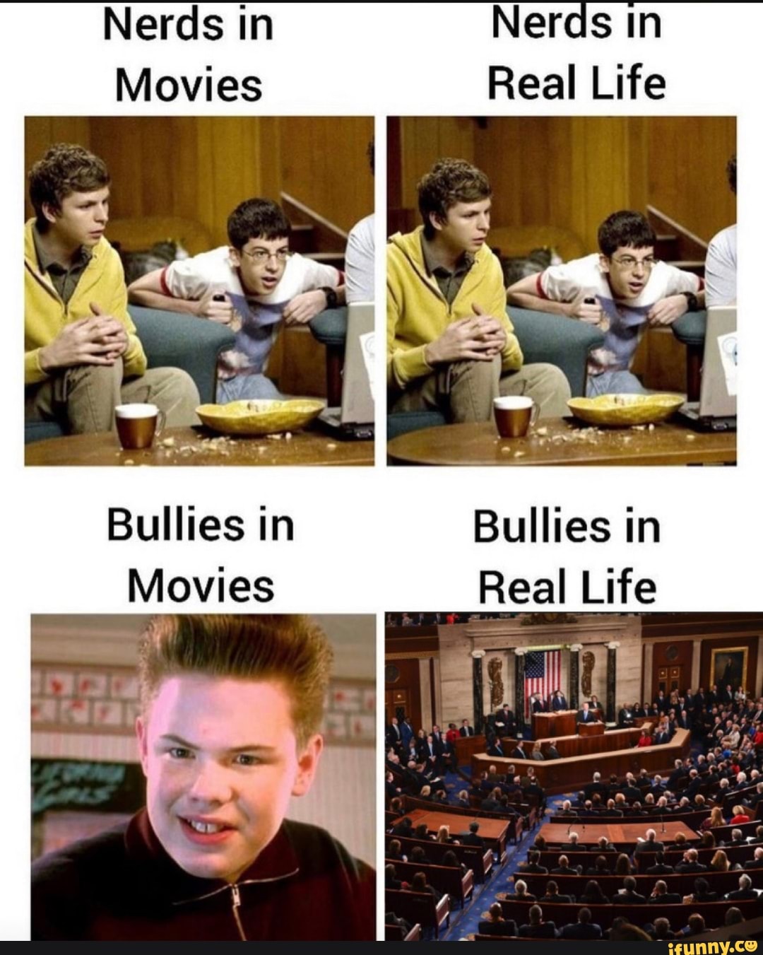Nerds in Nerds in Movies Real Life Bullies in Bullies in Movies Real ...