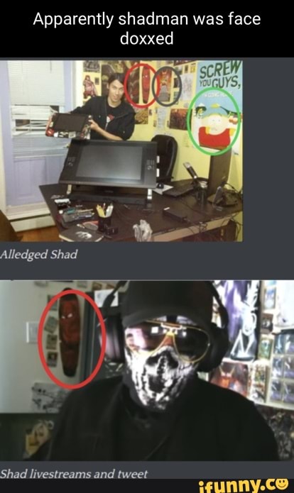 Apparently shadman was face doxxed Alledged Shad Shad livestreams and ...