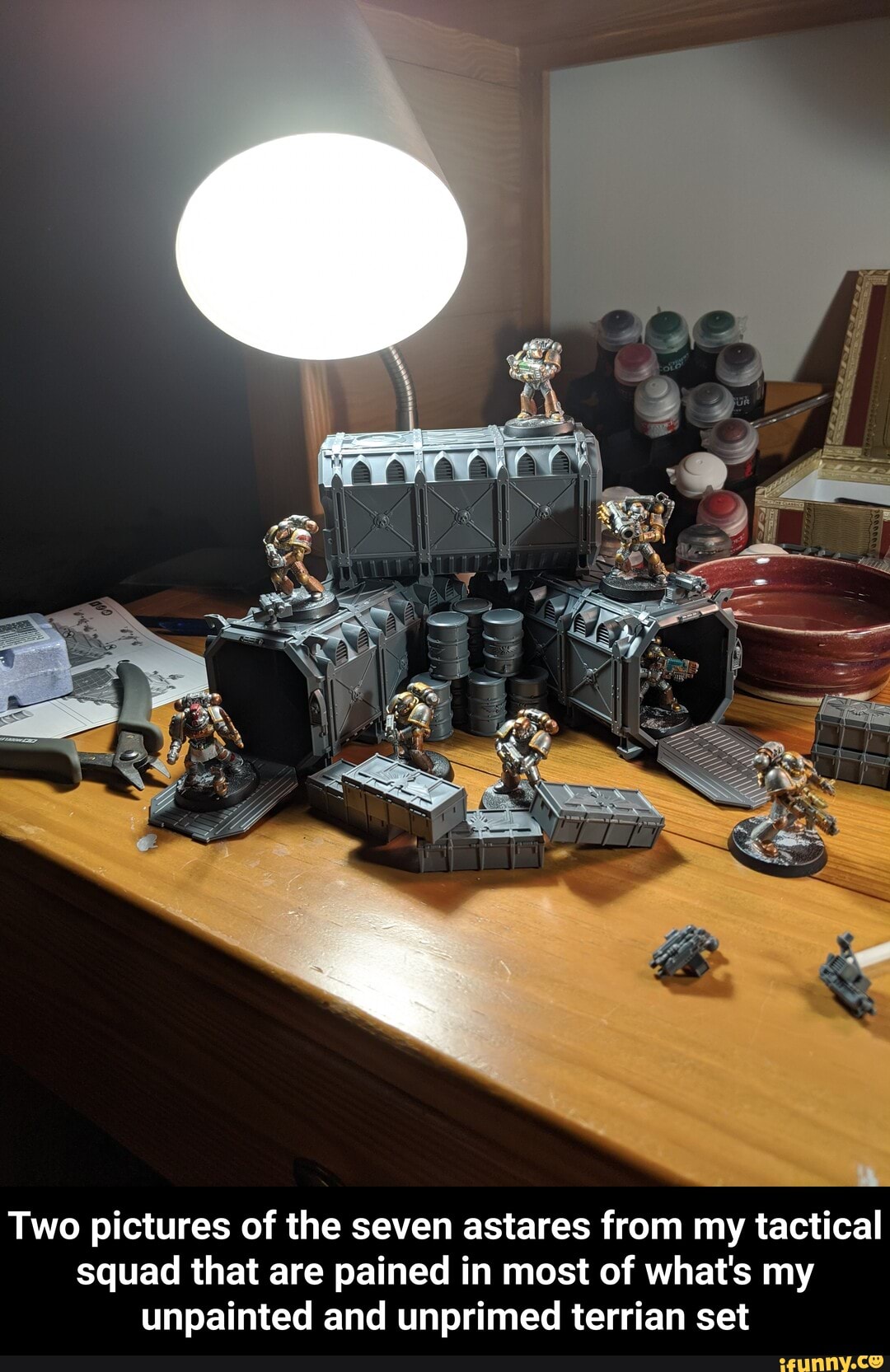 Two pictures of the seven astares from my tactical squad that are ...