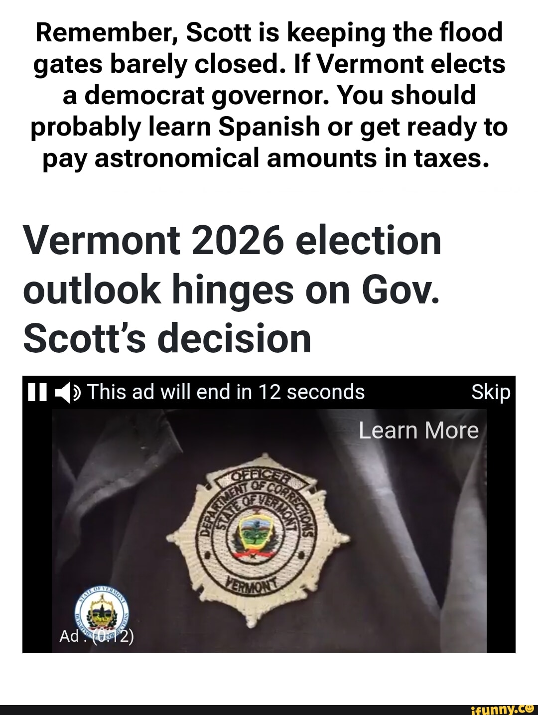 Vermont memes. Best Collection of funny Vermont pictures on iFunny