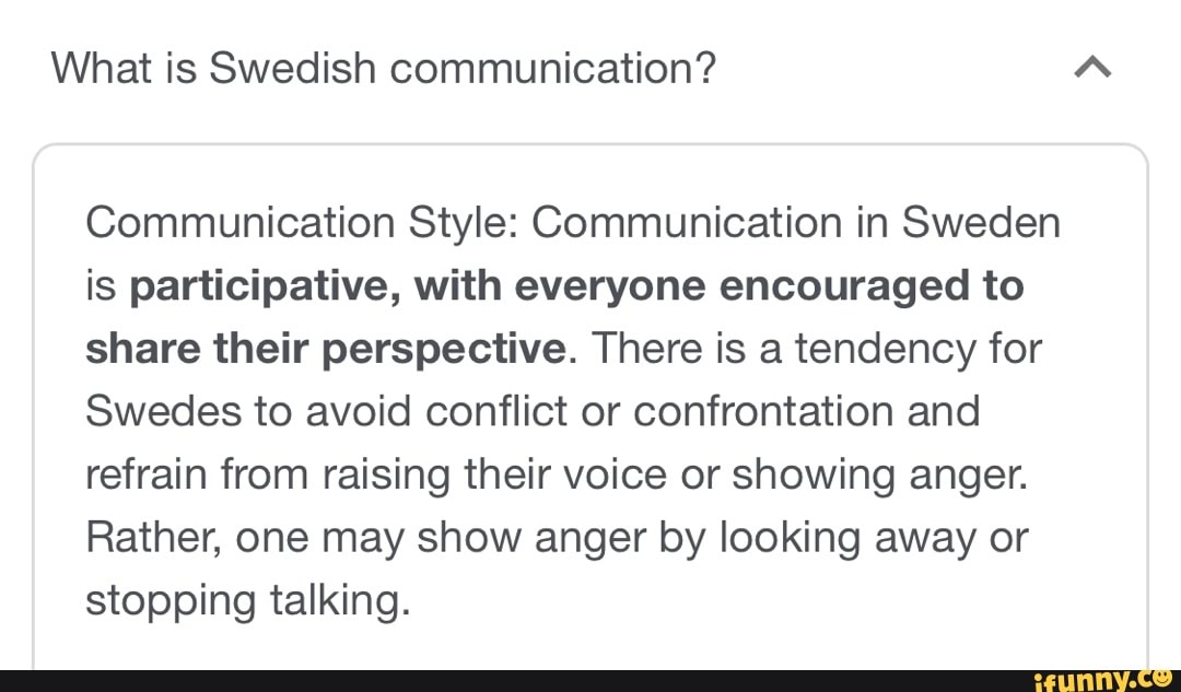What is Swedish communication? Communication Style: Communication in ...