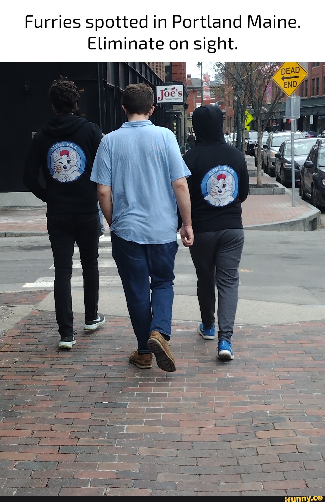 Furries spotted in Portland Maine. Eliminate on sight. - iFunny