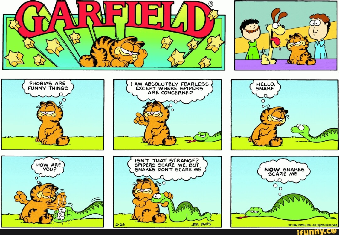 PHOBIAS ARE ABSOLUTELY FEARLESS FUNNY THINGS EXCEPT WHERE SPIDERS ARE ...