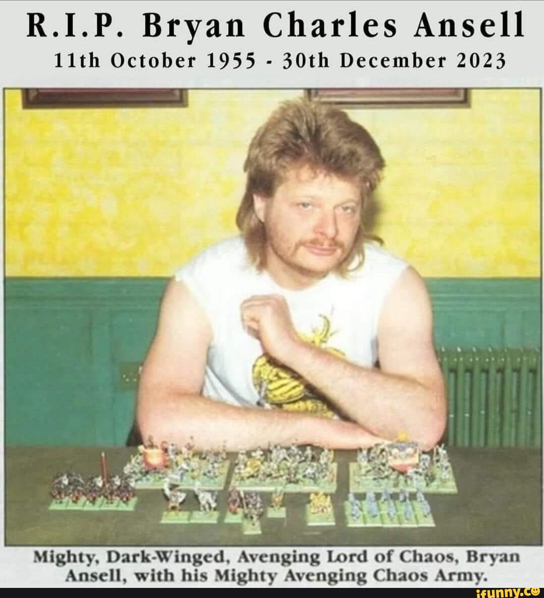 R.I.P. Bryan Charles Ansell 11th October 1955 - 30th December 2023 ...