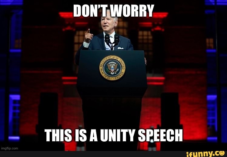 DON'T WORRY We THIS IS A UNITY SPEECH - iFunny