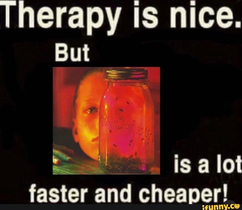 Therapy Is nice. But is a lot I faster and cheaper! - iFunny