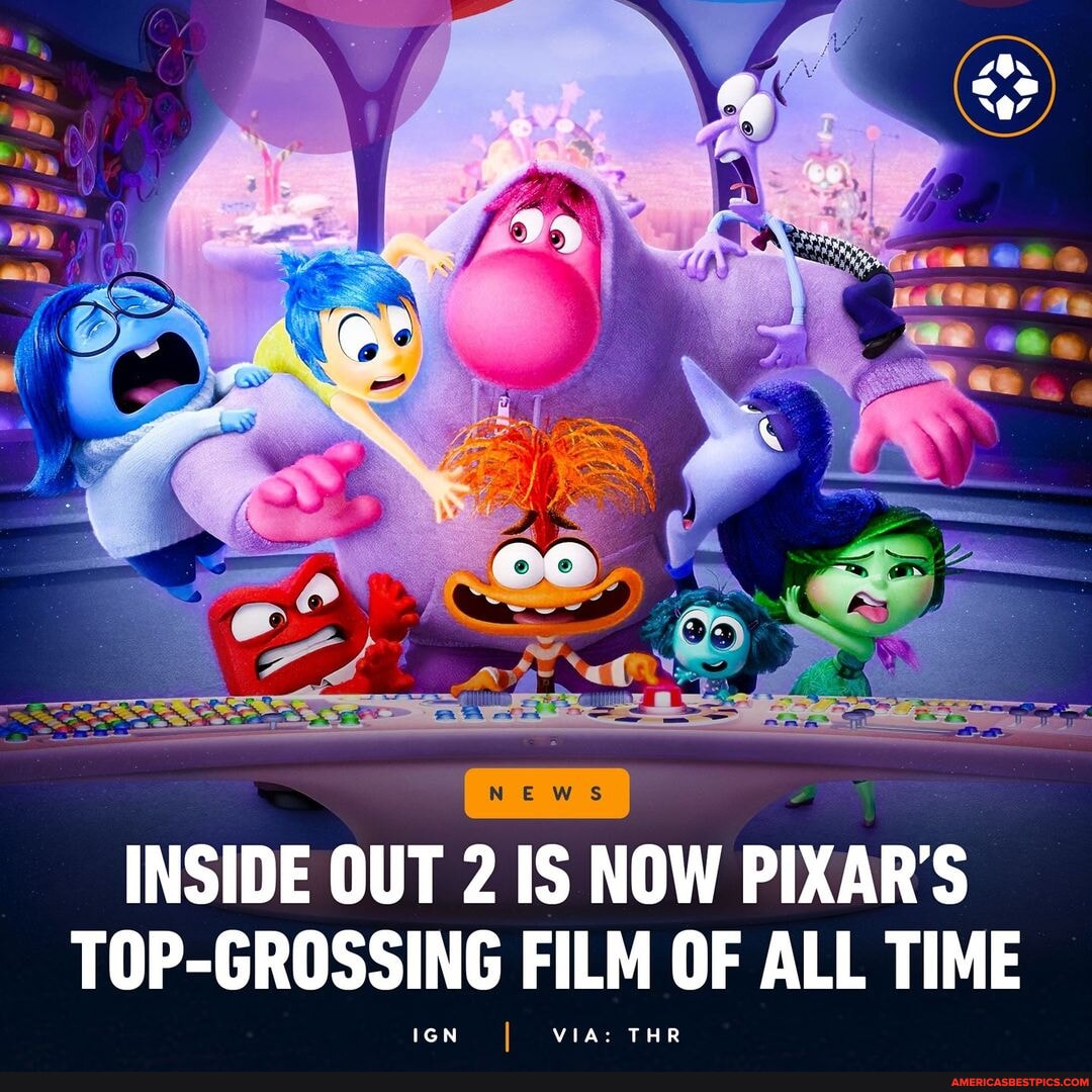 Inside Out 2 has surpassed Incredibles 2 as Pixar's top-grossing film ...