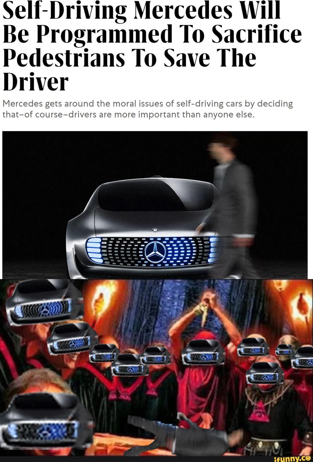 Self-Driving Mercedes Will Be Programmed To Sacrifice Pedestrians To ...