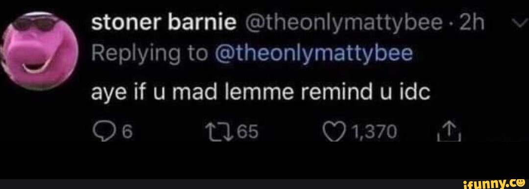 Barnie memes. Best Collection of funny Barnie pictures on iFunny