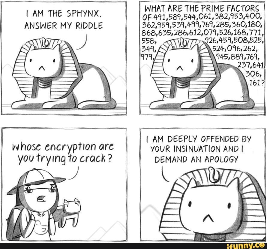 I AM THE SPHYNX, ANSWER MY RIDDLE WHAT ARE THE PRIME FACTORS I OF ...