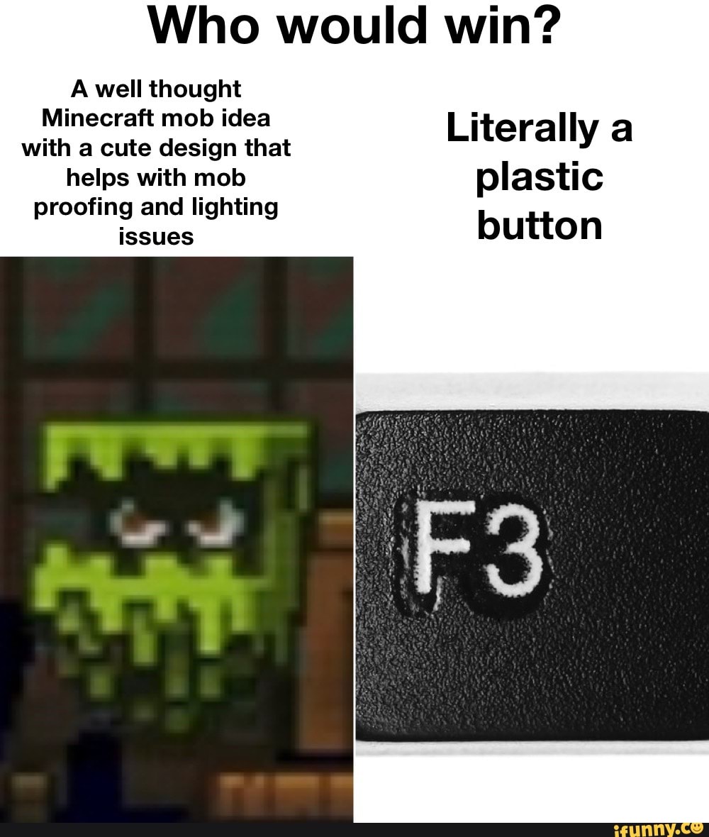 Who would win? A well thought Minecraft mob idea with a cute design ...