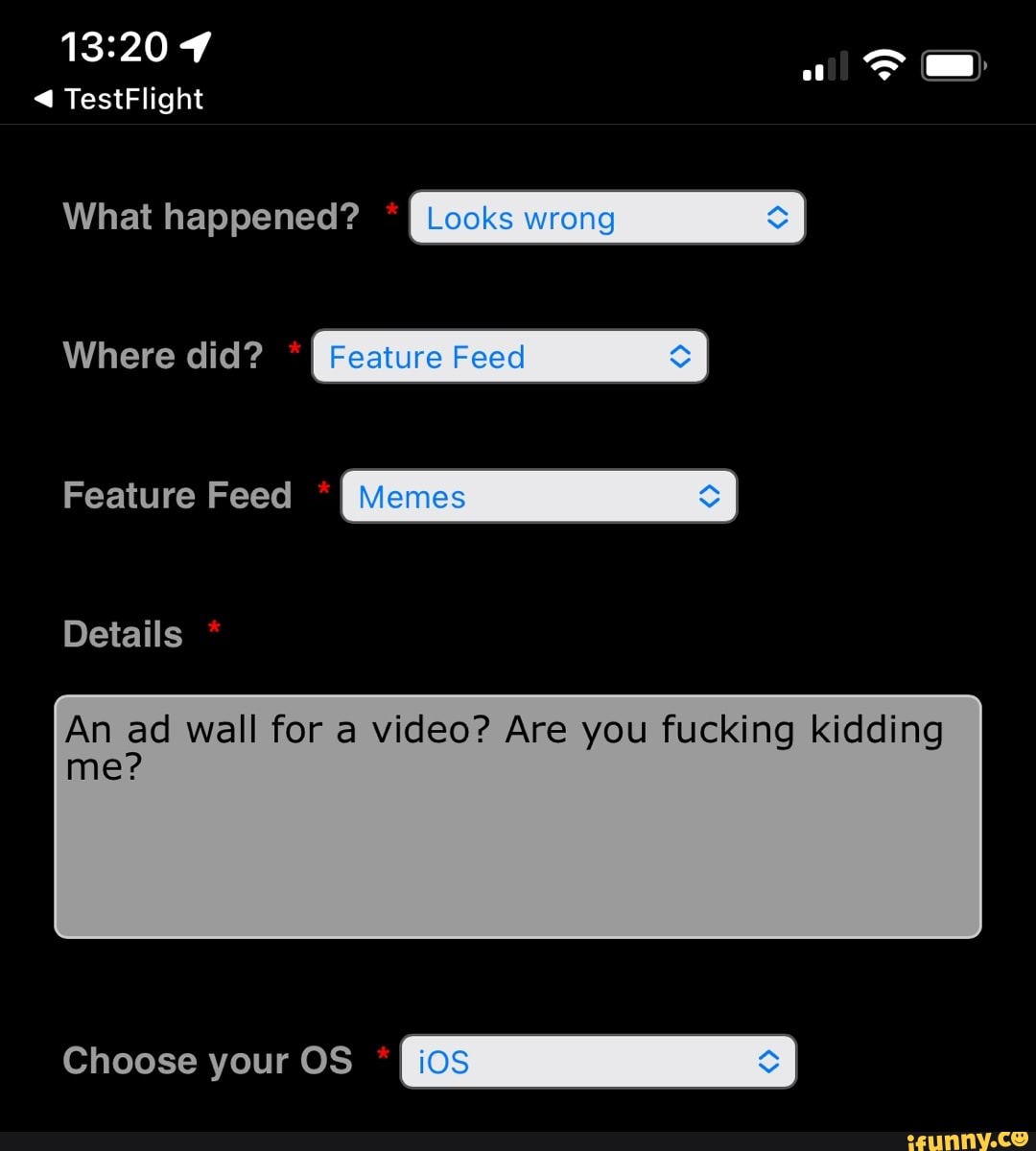 TestFlight What happened? I Looks wrong Where did? Feature Feed Feature ...