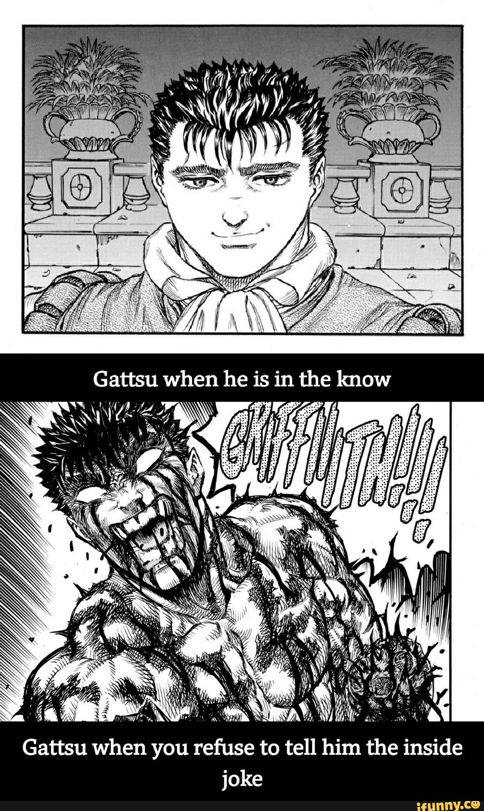 Gattsu memes. Best Collection of funny Gattsu pictures on iFunny