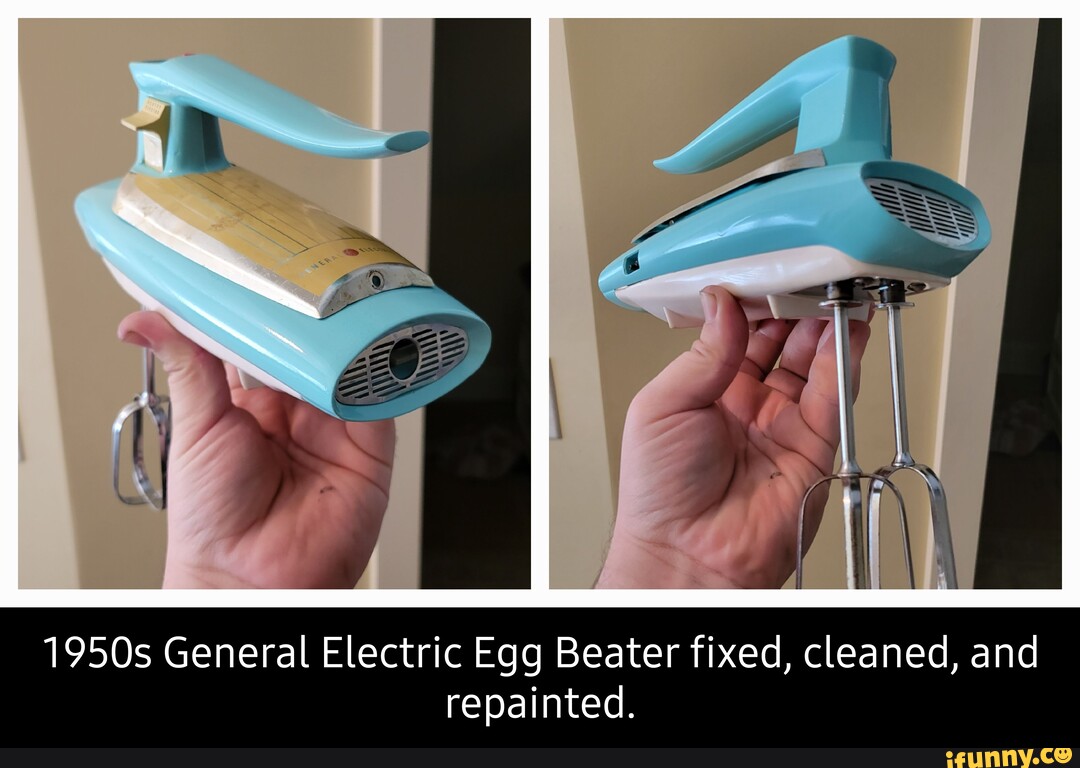 1950s General Electric Egg Beater fixed, cleaned, and repainted ...