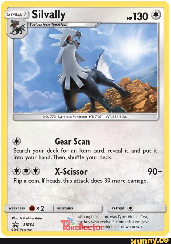 Vally Be NO. 773 Synthetic Pokemon HT. 7 Gear Scan Search your deck for ...