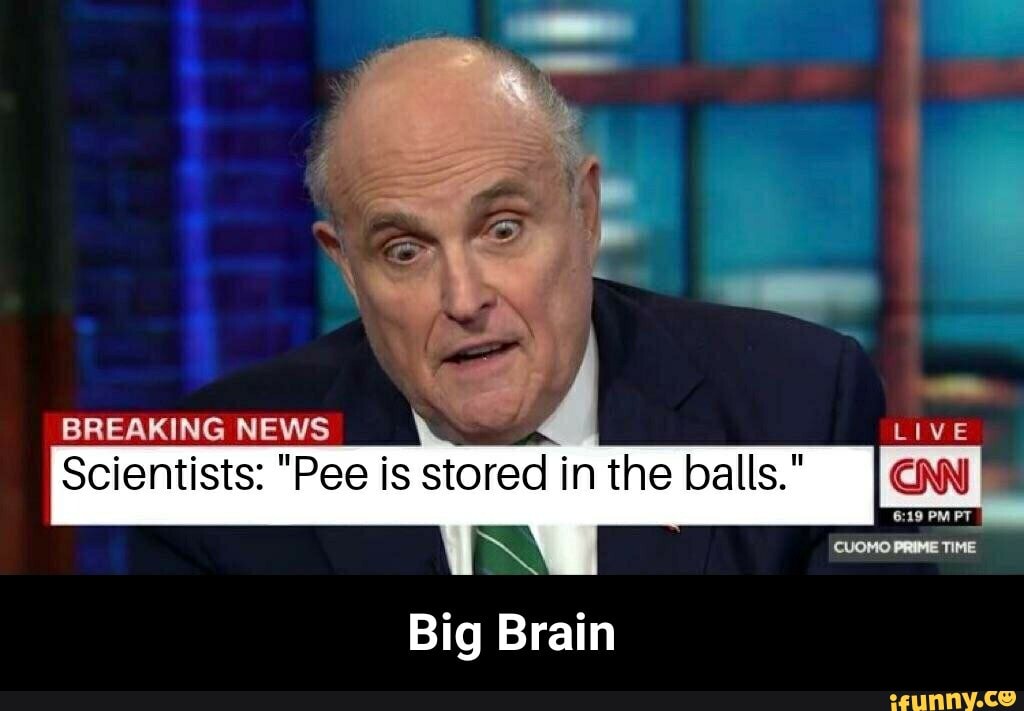 I BREAKING NEWS é LIVE Scientists: "Pee is stored in the balls." Big ...