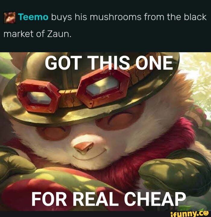 Teemo memes. Best Collection of funny Teemo pictures on iFunny