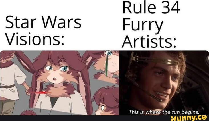 Star Wars Rule 34 Visions Artists This Is The Fun Begins Ifunny 9822