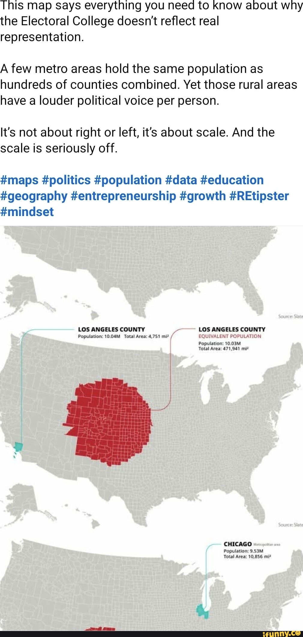 This map says everything you need to Know about why the Electoral ...