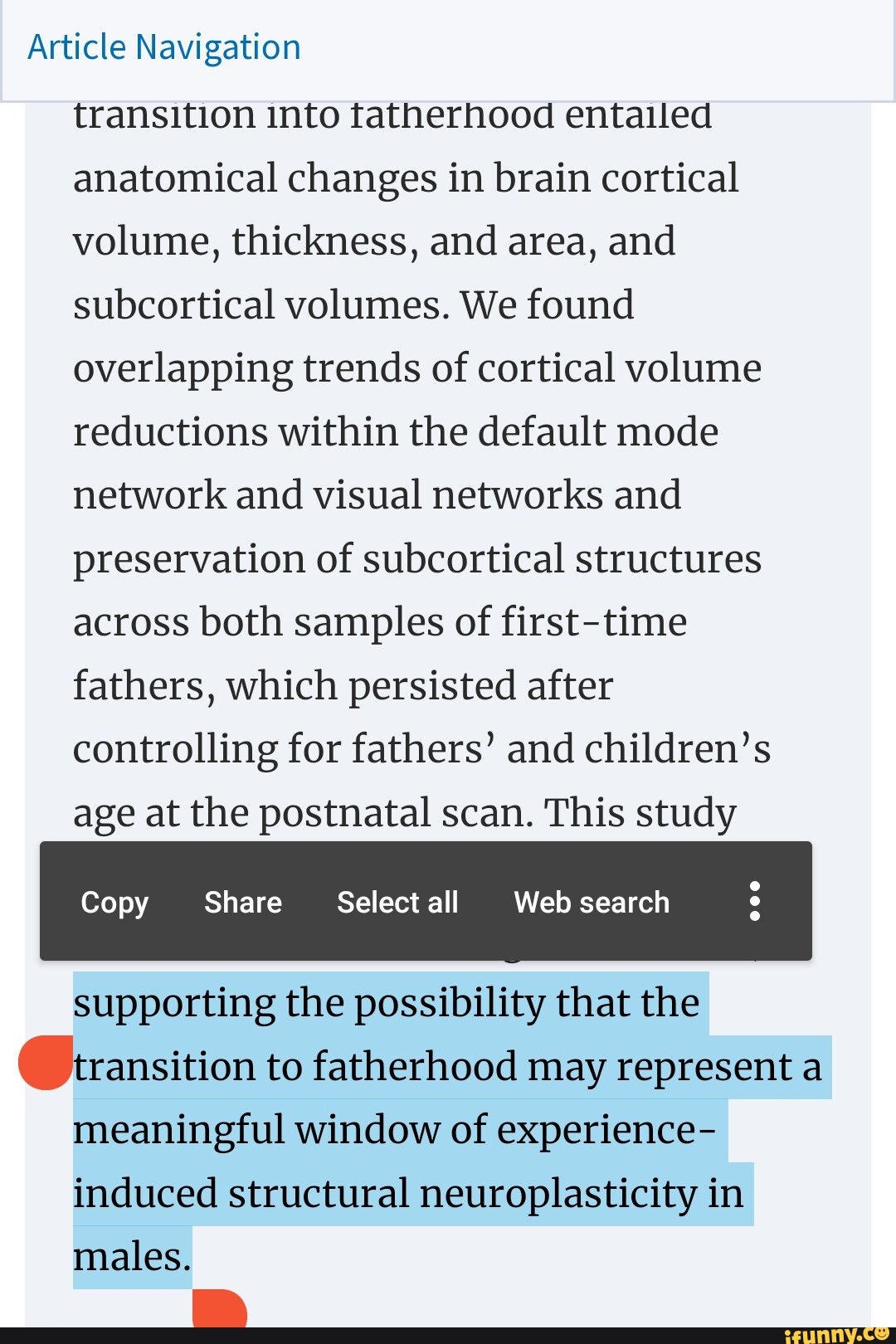 Article Navigation transition into fatherhood entailed anatomical ...