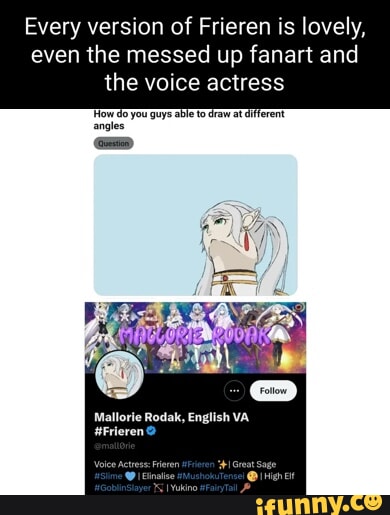 Every version of Frieren is lovely, even the messed up fanart and the ...